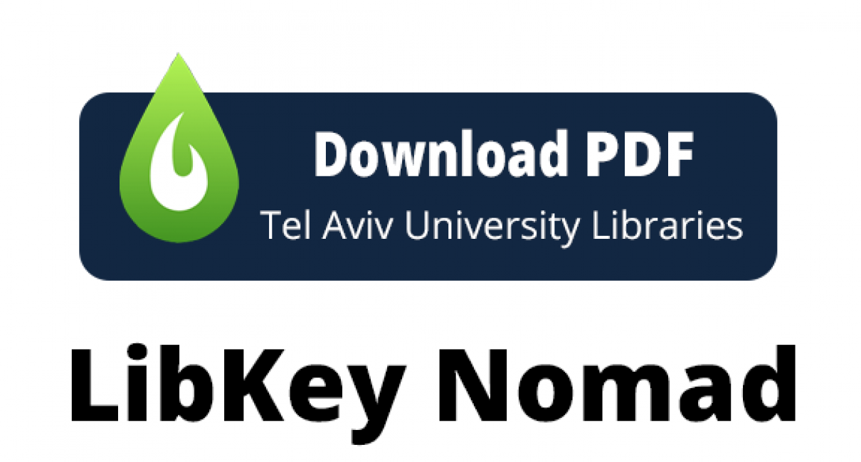 LibKey Nomad Add-on | Sourasky Central Library | Tel Aviv University